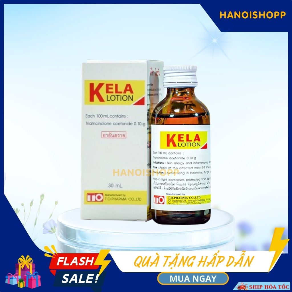 Kela Lotion Dùng Cho Da Viêm Lỗ Chân Lông Hàng Chính Hãng Thái Lan (30 ...