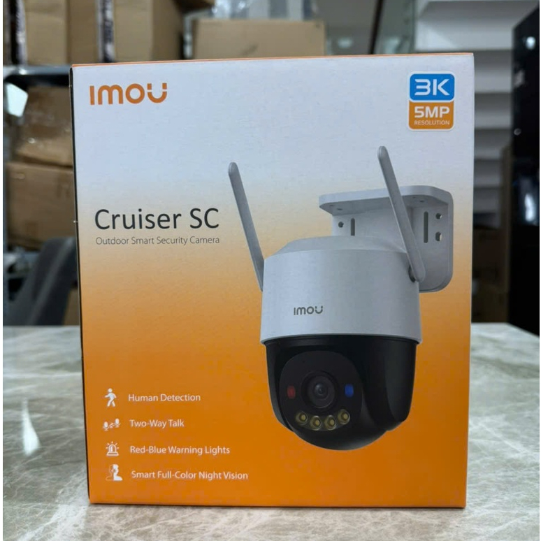 Camera Wifi iMOU Cruiser SC 3K 5MP K7FP, Ngoài Trời, Xoay 360 Độ, Đàm ...
