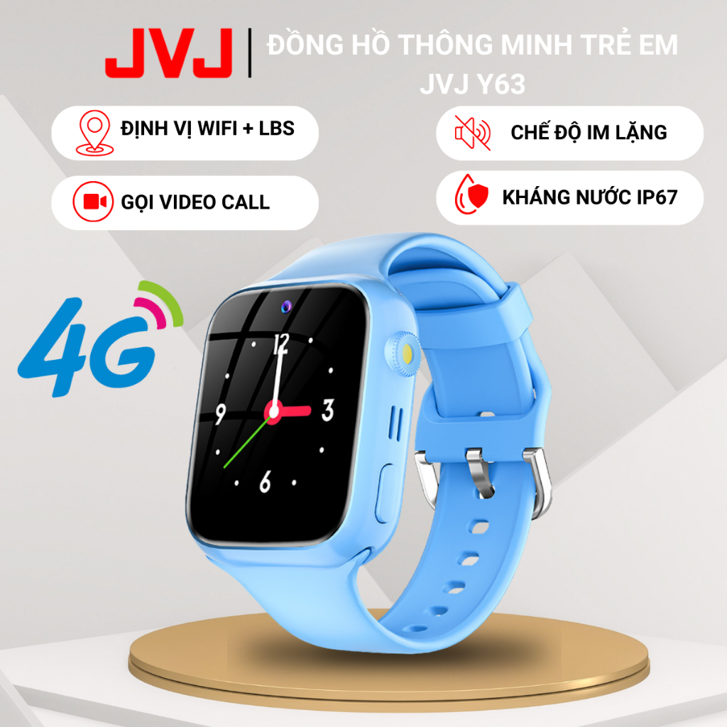 Đồng hồ Thông Minh Trẻ Em JVJ Y63, Call Video Lắp Sim Nghe Gọi 2 Chiều ...