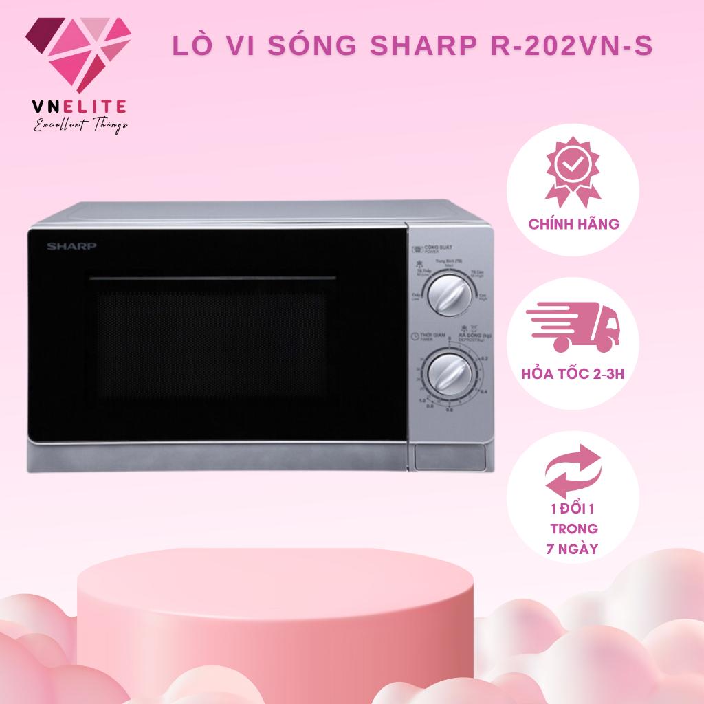 Lò vi sóng Sharp R-202VN-S | Shopee Việt Nam