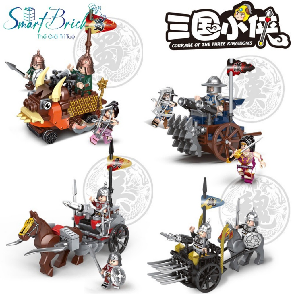 Mô Hình Lắp Ráp Chiến Xa Tam Quốc ( Decool ) 20601 - 20604 | Shopee Việt Nam