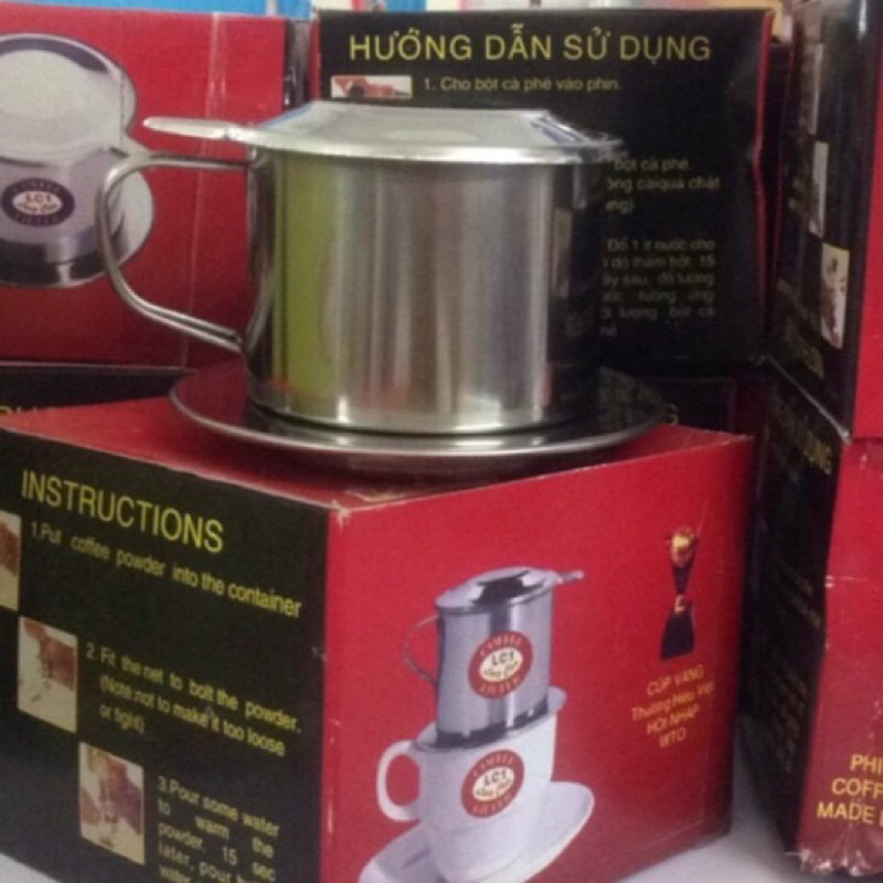 Phin pha cafe inox long cam đủ kích cỡ | Shopee Việt Nam