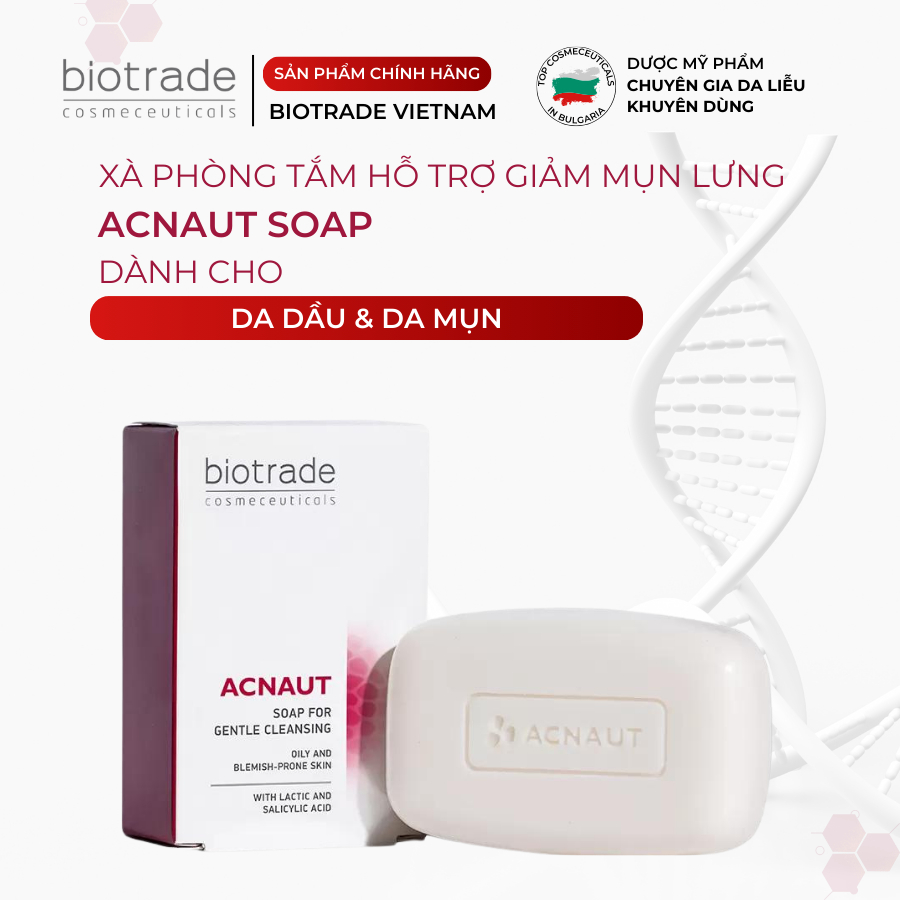Bánh Xà Phòng Biotrade Acnaut Soap For Gentle Cleansing 100gr | Shopee ...