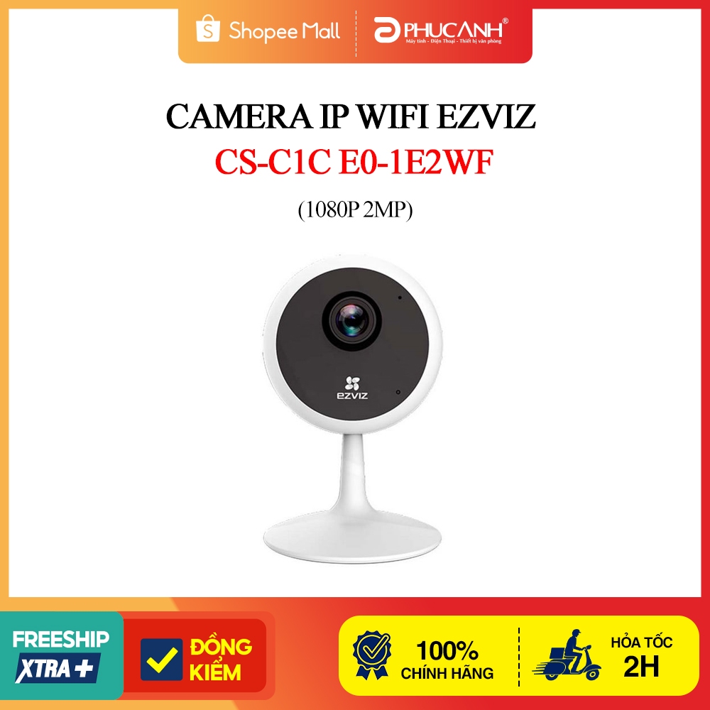 Camera Ip Wifi Ezviz Cs C1c E0 1e2wf 1080p 2mp Shopee Việt Nam