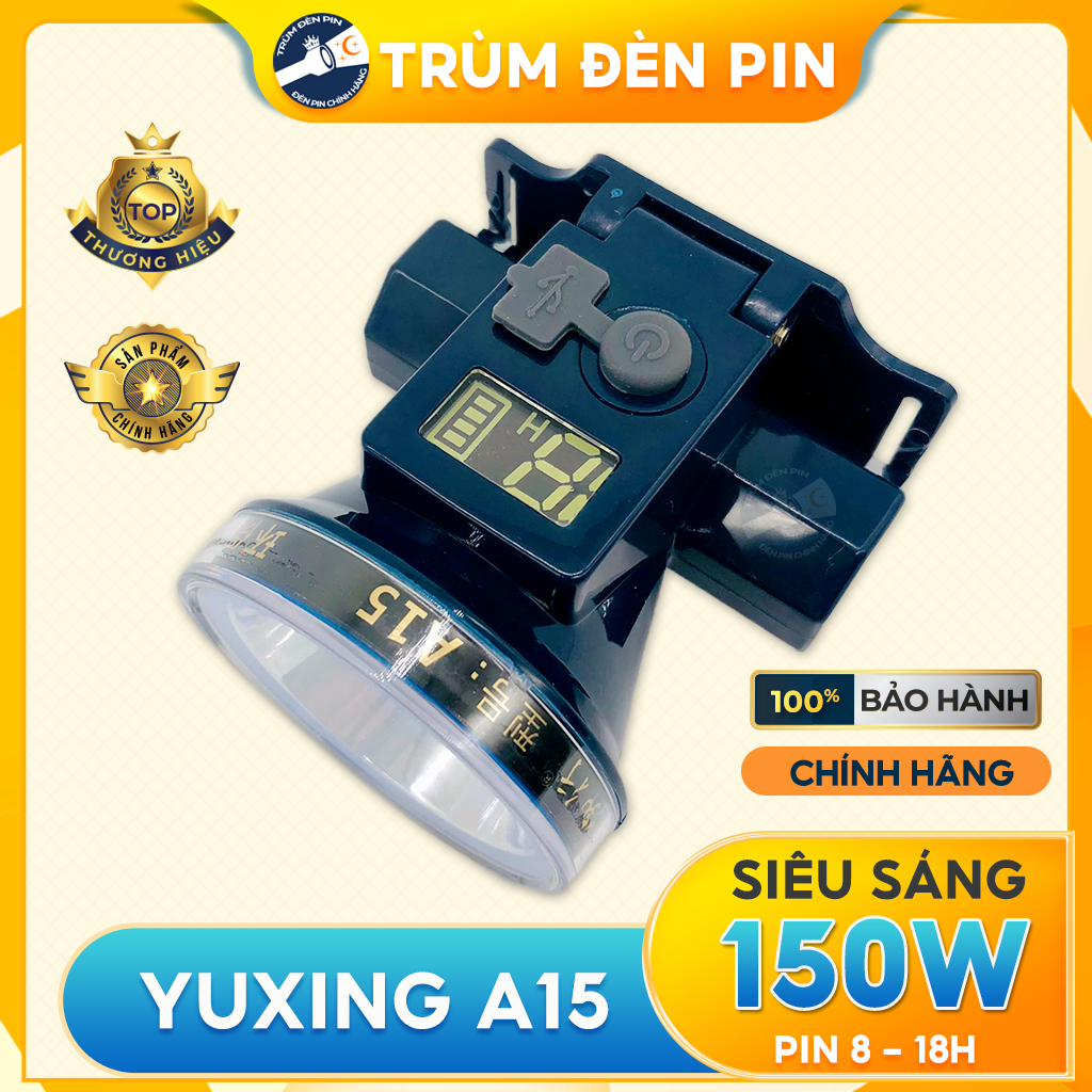 Đèn Pin Đội Đầu Siêu Sáng 150W YUXING A15 LED, Chiếu Xa, Chống Nước ...