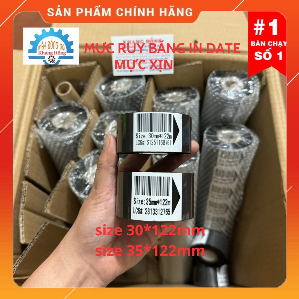 Mực in date, mực in date ruy băng, mực indate máy DY8, HP241B size 30 ...