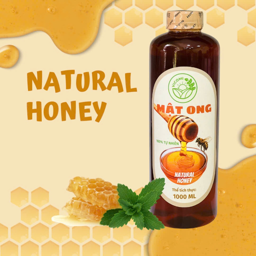 Mật Ong Hoa Cafe chai 1000ml | Shopee Việt Nam