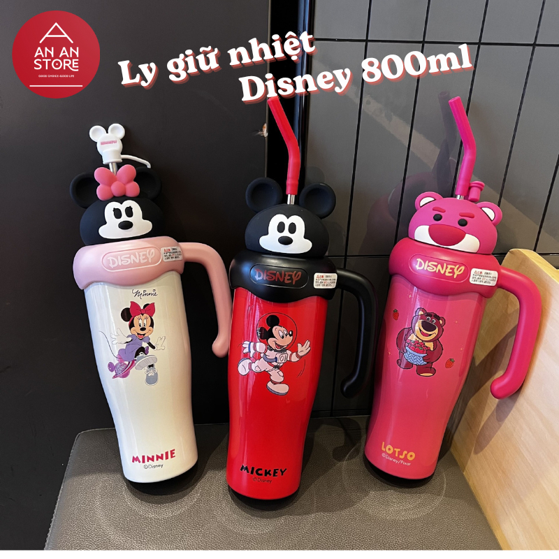 BÌNH NƯỚC GIỮ NHIỆT HOẠT HÌNH DISNEY INOX 850ML - LY GIỮ NHIỆT INOX 304 CAO CẤP | Shopee Việt Nam