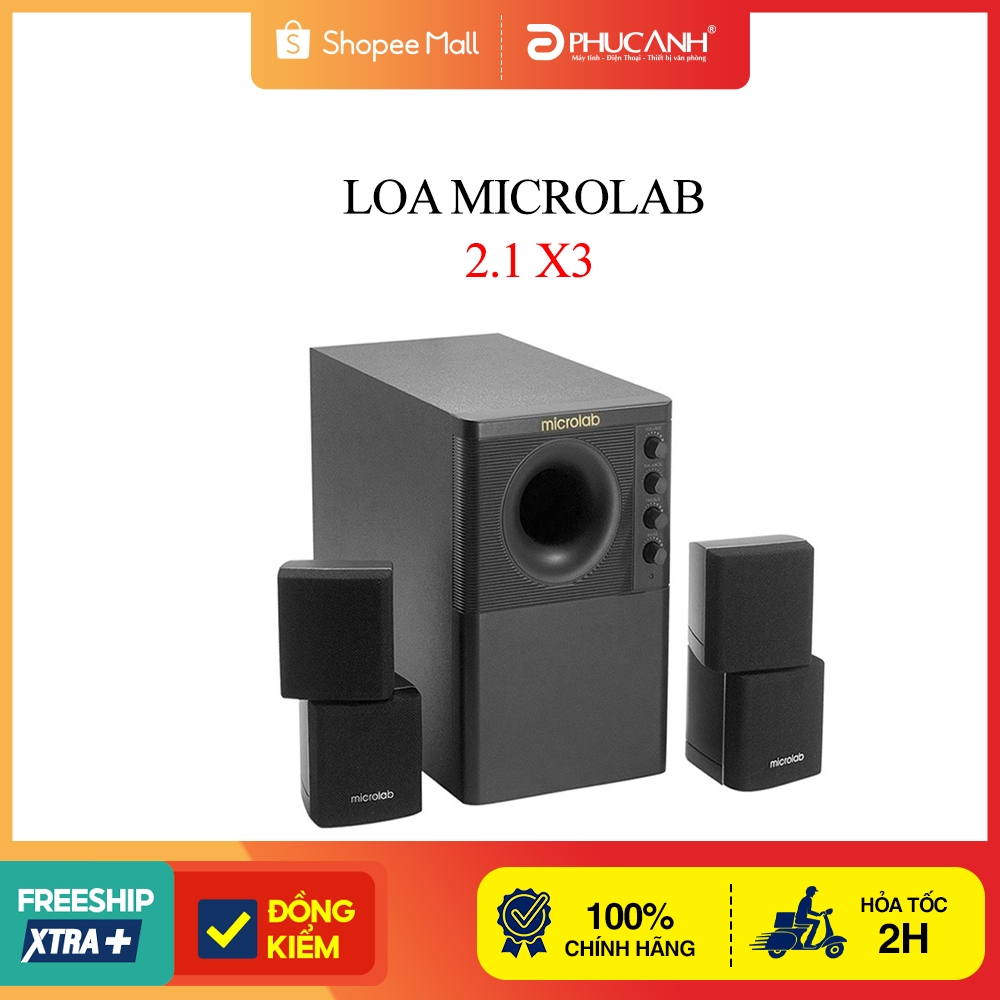 Loa Microlab X3 (2.1, 98W) | Shopee Việt Nam