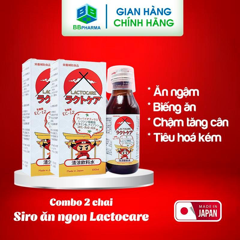 CB 2chai Siro Lactocare Nhật Bản giúp bé Ăn Ngon ngủ ngon, tiêu hóa ...