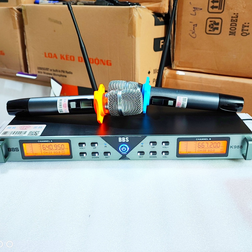 BÁN LỖ lấy tương tác . Mic BBS K988 - U898 - M886 bản cao cấp - micro không dây K 988 U 898 sự ...