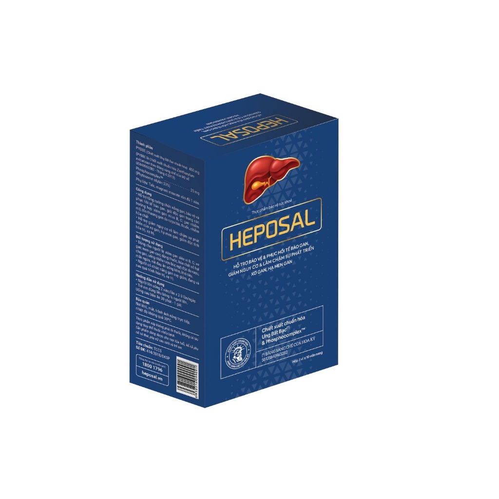 Viên uống giải độc gan Heposal (Hộp 30 viên) | Shopee Việt Nam