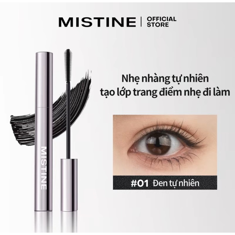 Mascara Mistine sợi dài cong vút giữ màu, chống nước 5g màu đen ...