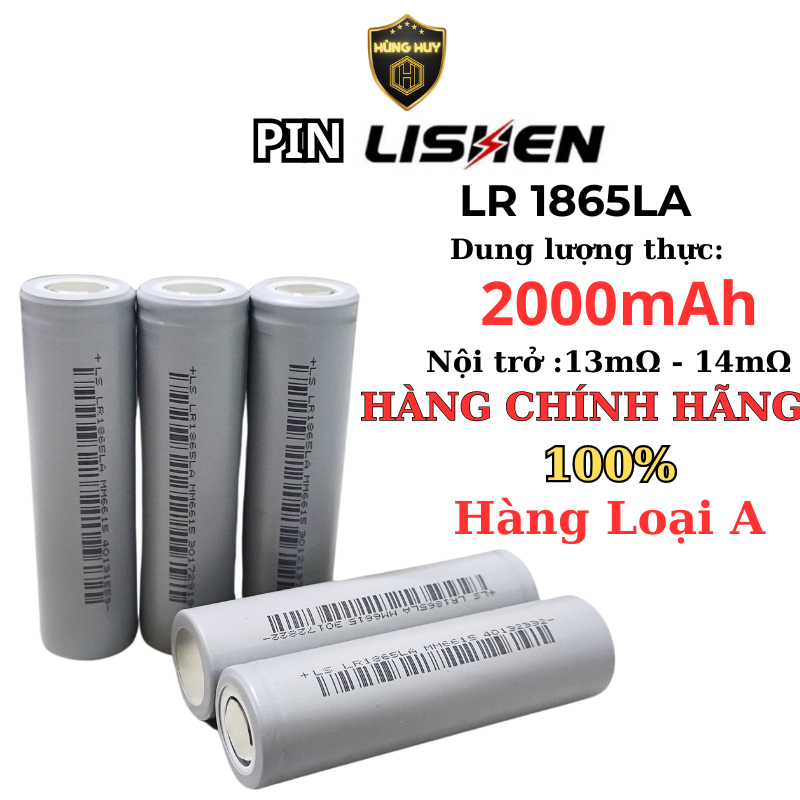 Cell pin 18650 Lishen xám 2000 mah 3.7v xả 10c 20A. Hàng chính hãng mới ...