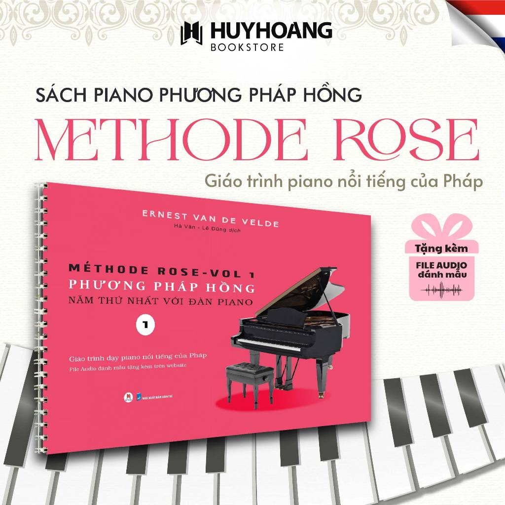 Sách - Piano Methode Rose Phương Pháp Hồng (tái bản 2024) - Sách học ...