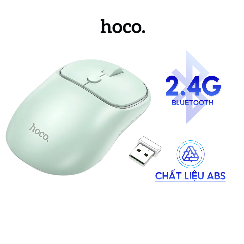 Chuột không dây GM25 Hoco, kết nối Bluetooth thiết kế nhiều màu sắc | Shopee Việt Nam