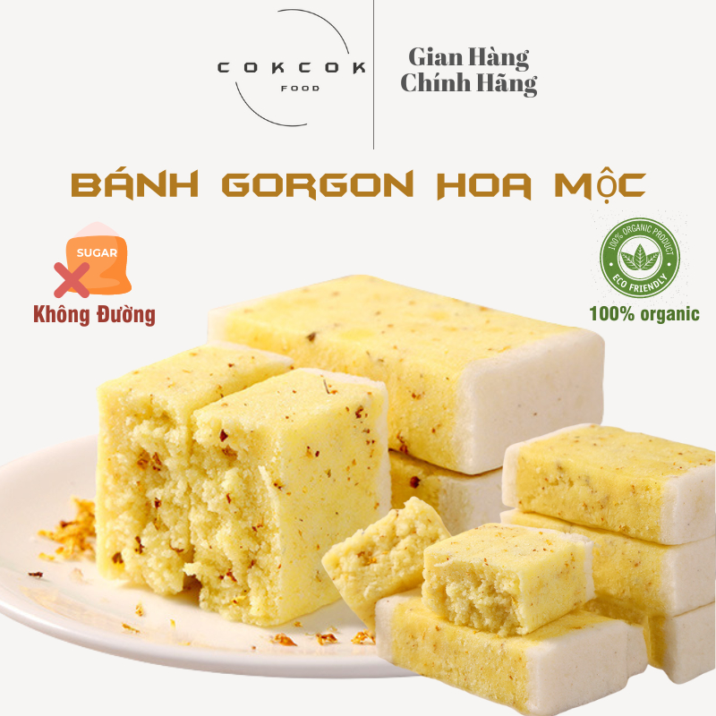 Bánh Gorgon Hoa Mộc Không Đường, Mềm Mịn Ít Calo Giảm Cân Healthy,Vị ...
