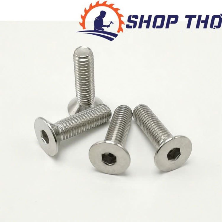 Bulong lục giác chìm M10 inox 304 | Shopee Việt Nam