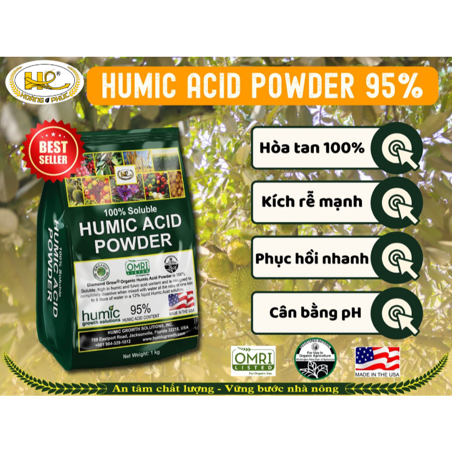 HUMIC ACID POWDER 95% - PHÂN BÓN HỮU CƠ SINH HỌC - HUMIC MỸ HOÀNG PHÚC ...