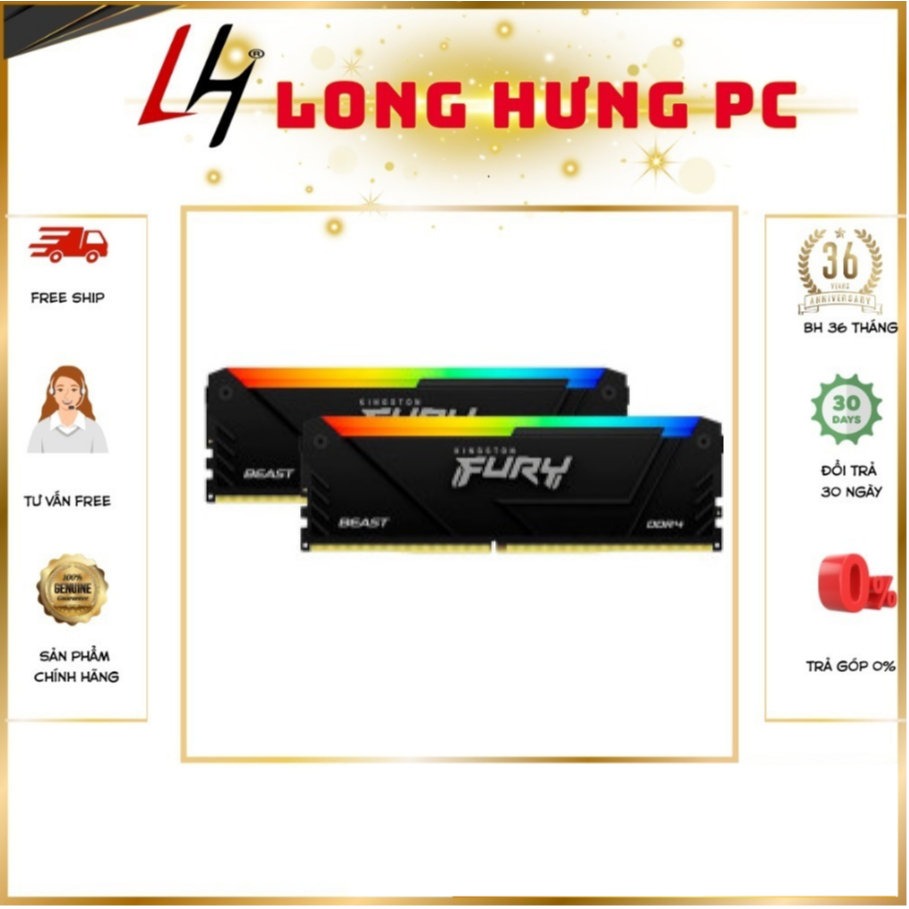 Ram KingSton Fury Beat 8G D4 - Tản Led | Shopee Việt Nam