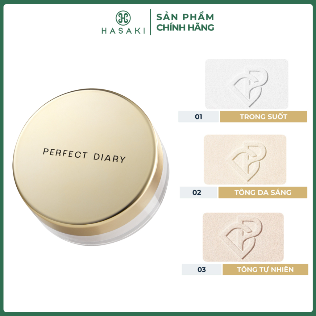 [DAILY] Phấn Phủ Perfect Diary Kiềm Dầu, Ngăn Thấm Nước 7g Hasaki Sản ...