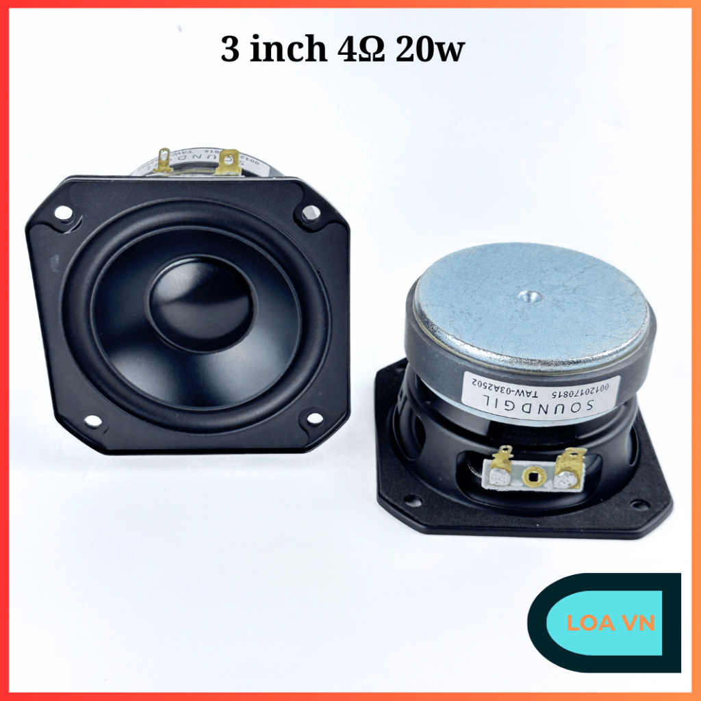 Loa toàn dải Soundgil 3 inch 20W, loa 78mm gân ngược từ shop Loa VN | Shopee Việt Nam