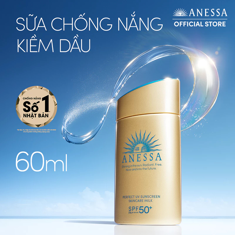 Kem chống nắng Anessa Perfect UV Sunscreen Skincare Milk SPF 50+ PA++++ 60ml/90ml | Shopee Việt Nam