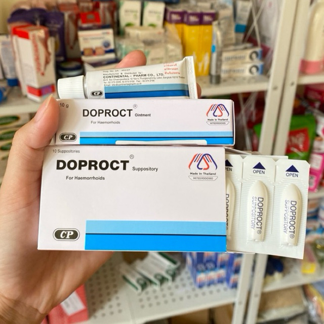 [CHE TÊN] Kem Bôi Trĩ Và Viên Đặ+ Doproct Thái Lan | Shopee Việt Nam