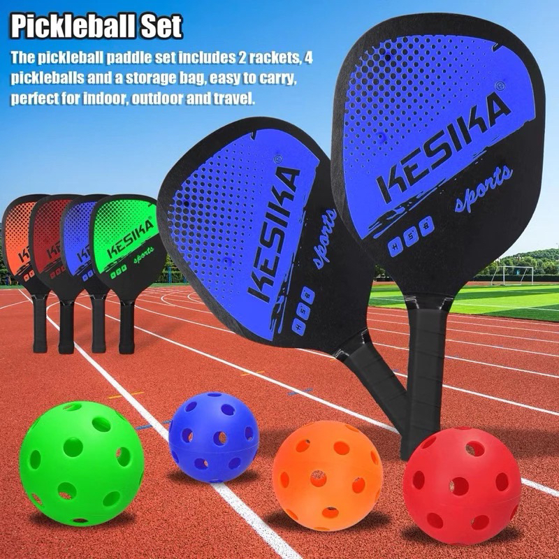Combo 2 VỢT PICKLEBALL + 4 Bóng | Shopee Việt Nam