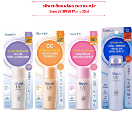 Kem chống nắng Biore UV Perfect Bright Milk , CC MILK SPF50+ PA ...
