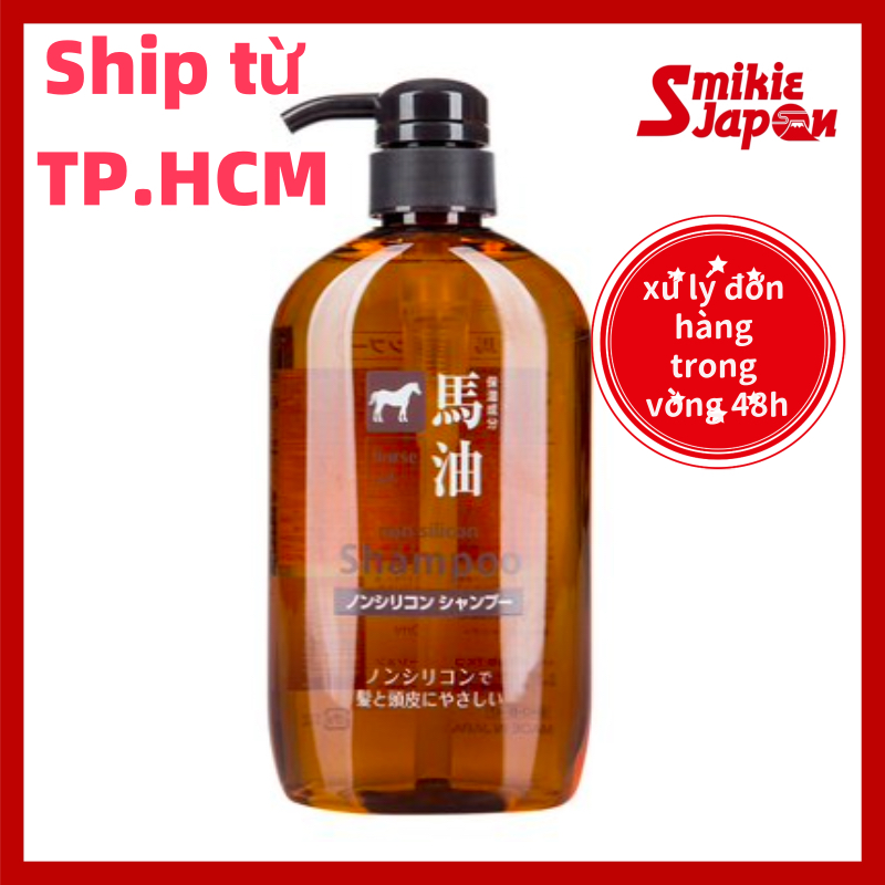 Dầu gội giảm hư tổn dưỡng tóc bóng mượt chiết xuất dầu ngựa Kumano ...