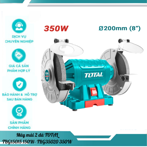 Máy mài 2 đá TOTAL 150W / 350W TBG15015 TBG35020 | Shopee Việt Nam