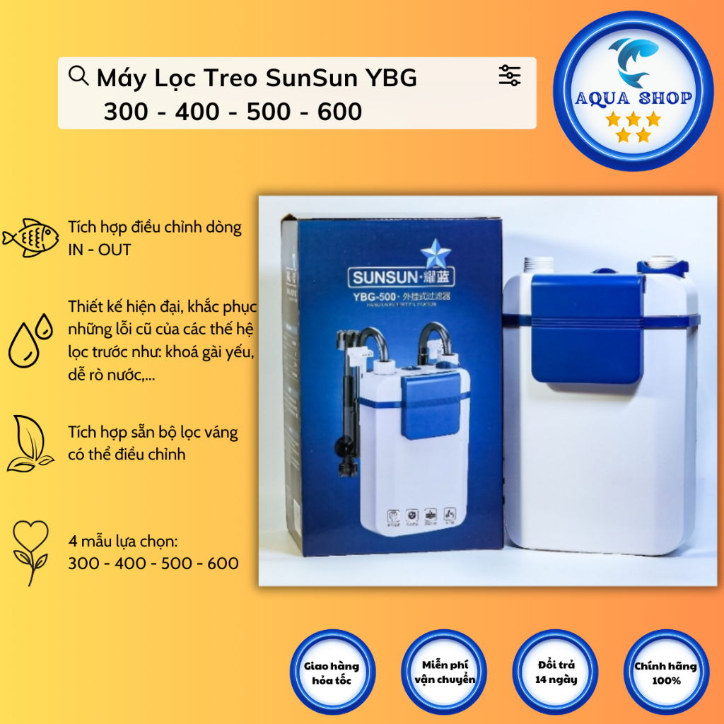 Máy Lọc Treo SunSun YBG-300/400/500/600 | Shopee Việt Nam