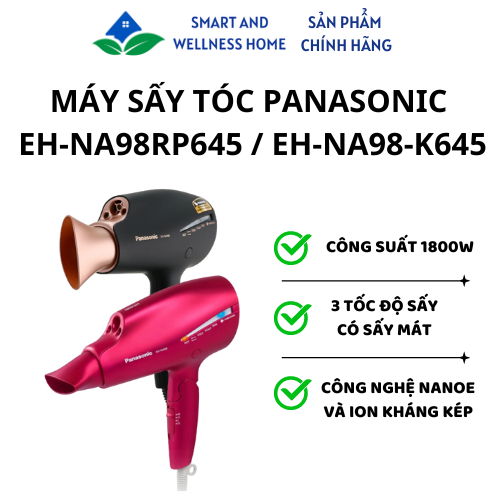 Máy sấy tóc Panasonic EH-NA98RP645 / EH-NA98-K645 - Bảo hành 12 tháng | Shopee Việt Nam
