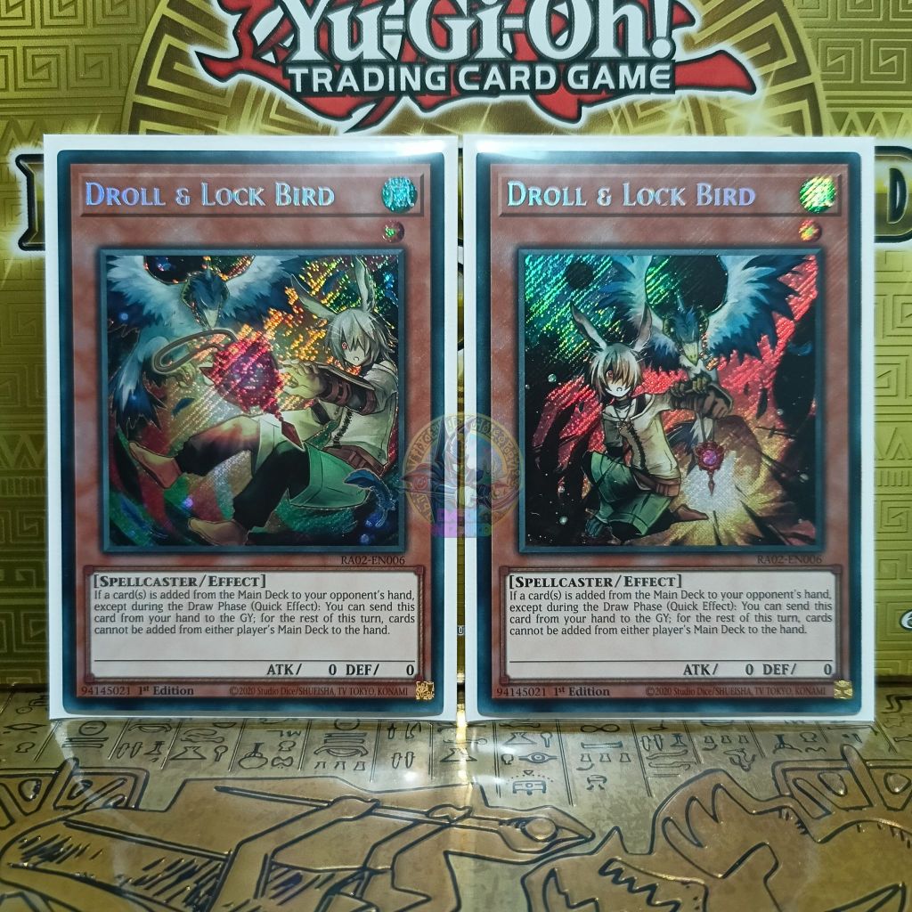 Droll & Lock Bird – RA02-EN006 – Secret Rare [Thẻ bài Yugioh] | Shopee ...