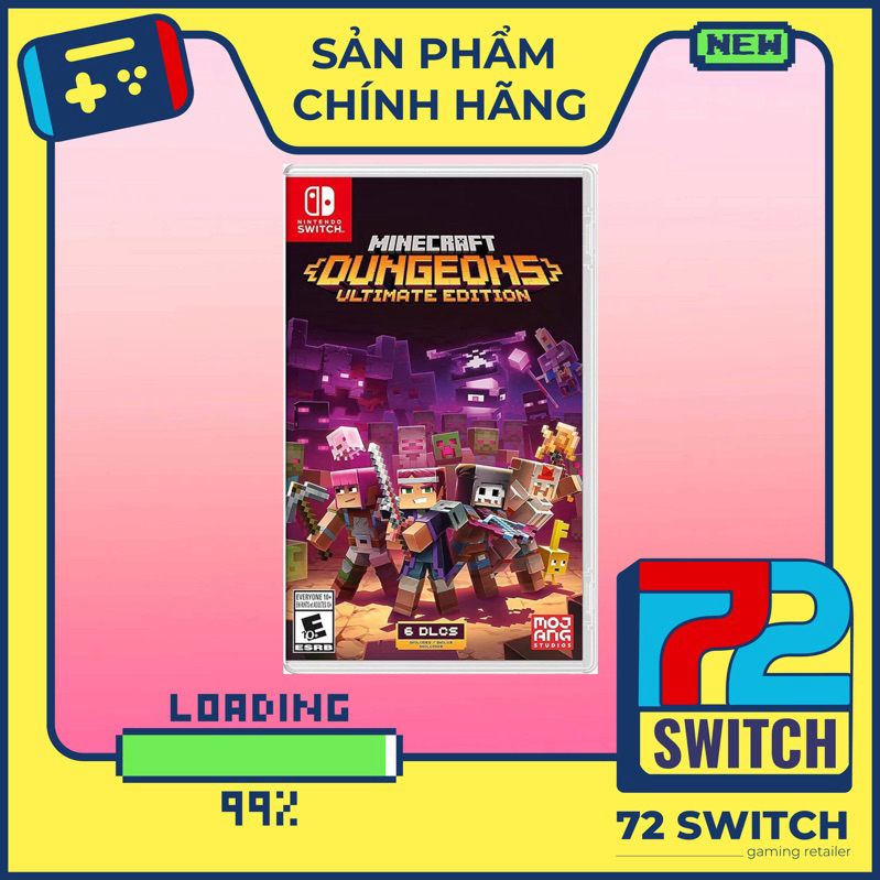 Băng Game Minecraft Dungeons Nintendo Switch | Shopee Việt Nam