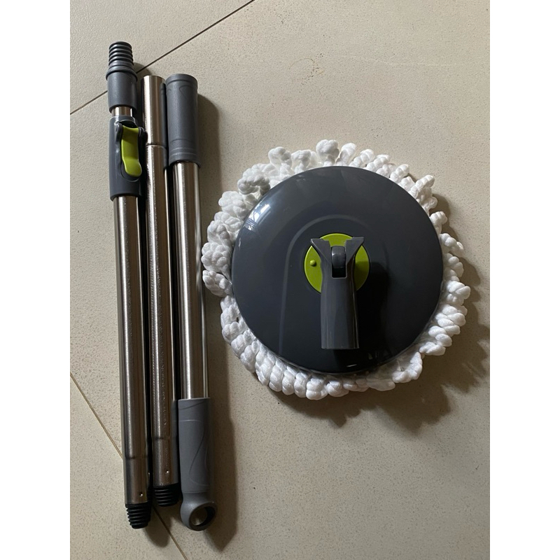 [PHỤ KIỆN] Cây Inox 3 đoạn thay thế kèm 1 dĩa và 1 bông lau của Bộ lau ...