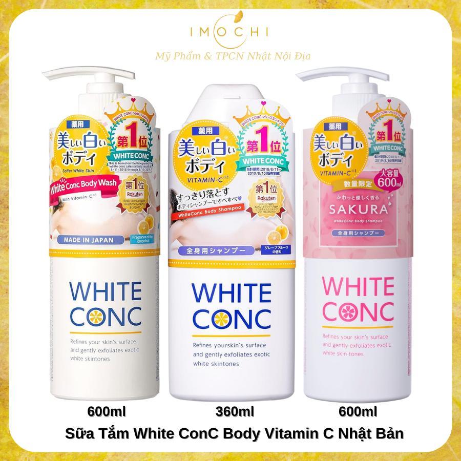 Sữa Tắm White ConC Body Vitamin C Nhật Bản 360ml/600ml | Shopee Việt Nam
