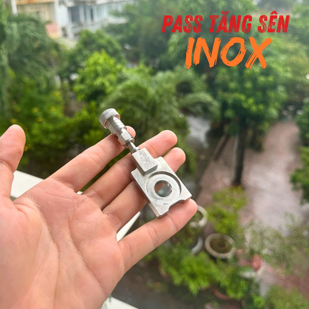 Pass Tăng sên inox 304 CNC lắp cho những dòng xe Wave- Dream- Funeo ...