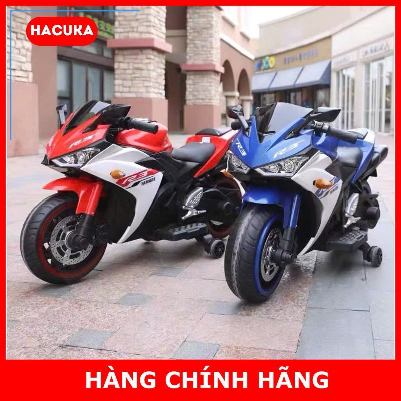 Xe máy điện trẻ em, Xe mô tô điện cho bé 3 bánh Ducati R3 2 động cơ ...