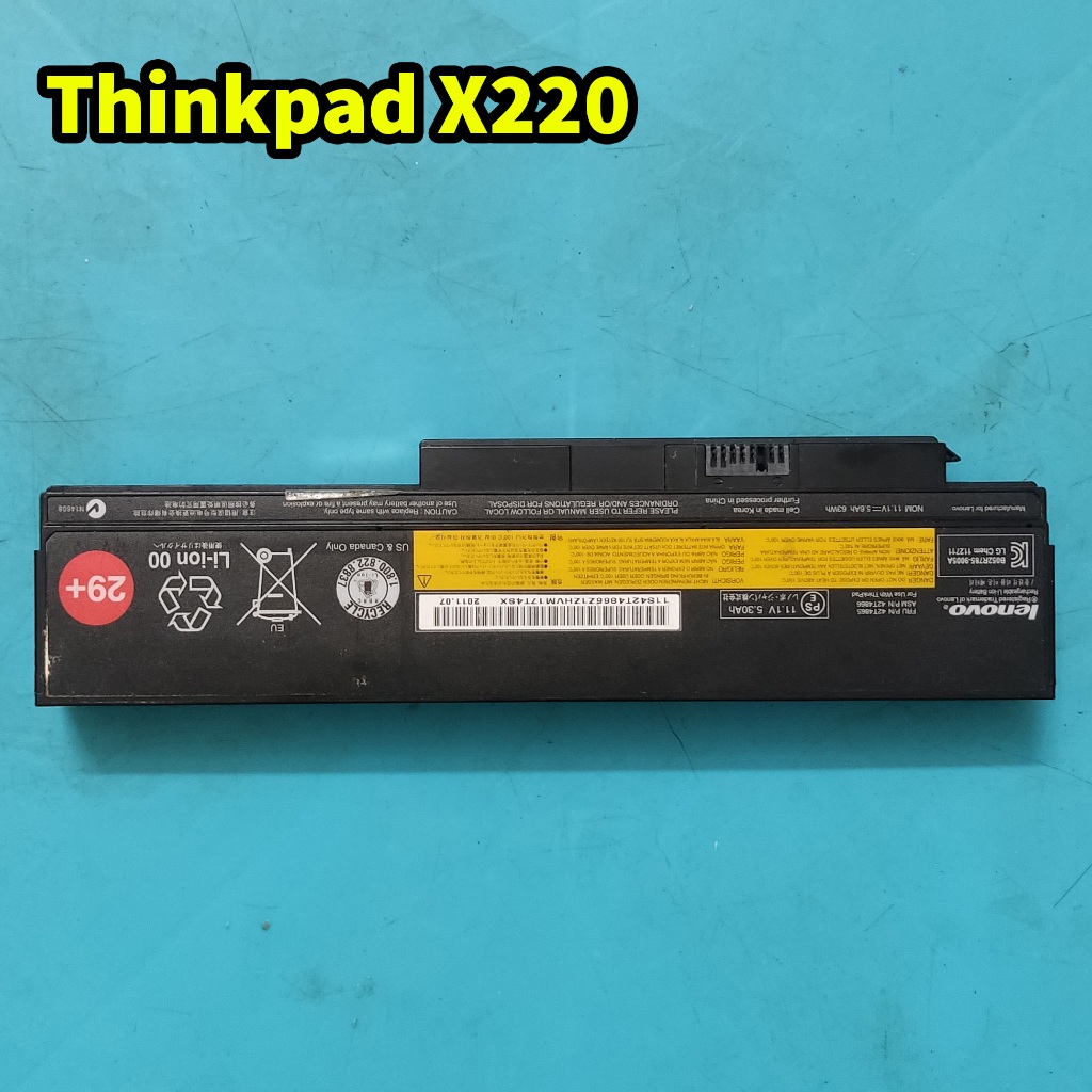 Pin laptop Lenovo Thinkpad X220 bóc máy | Shopee Việt Nam