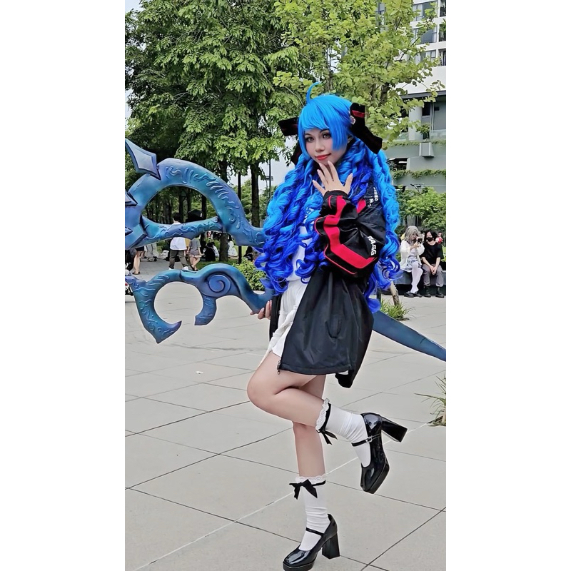 Wig Gwen LoL cosplay | Shopee Việt Nam