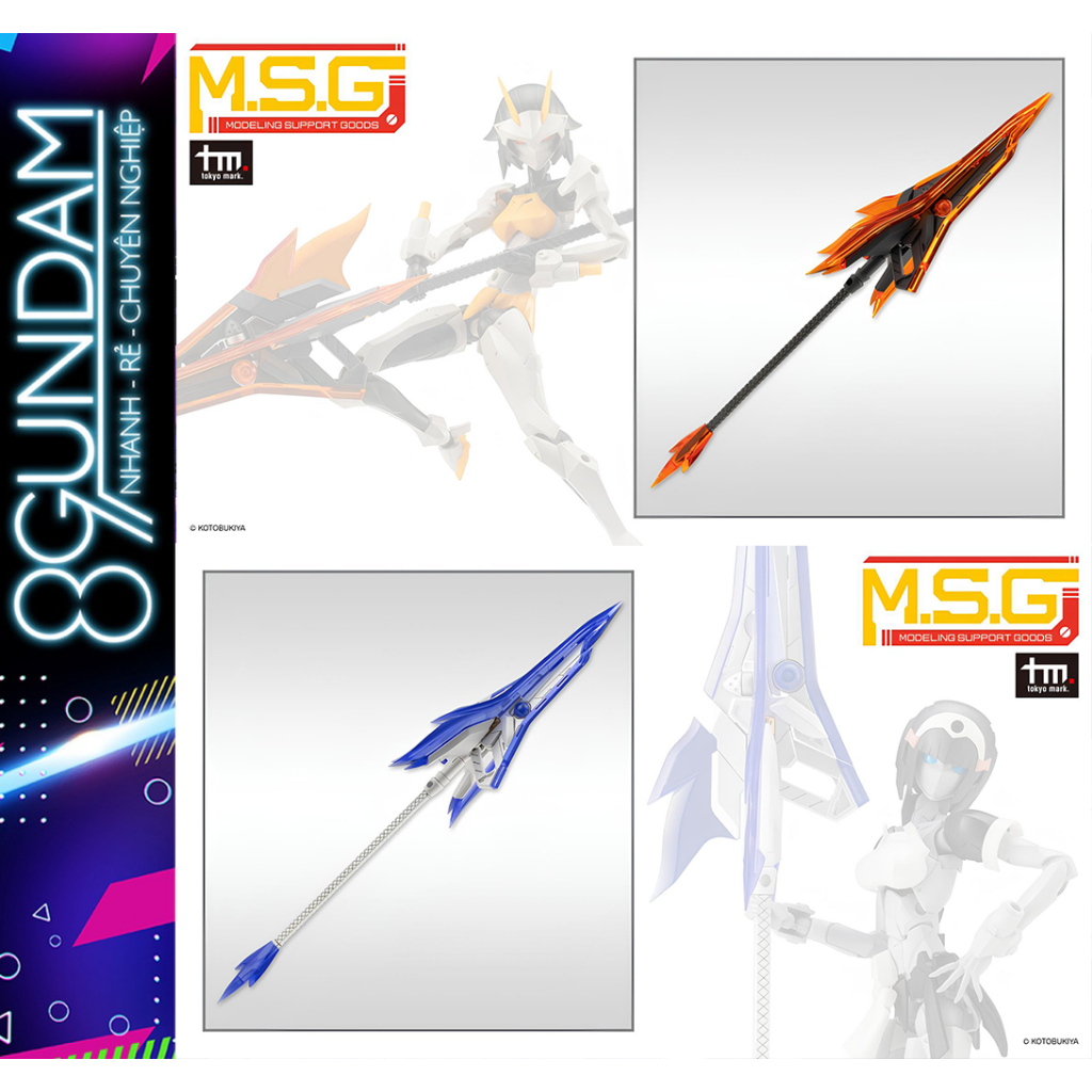 [CÓ SẴN] Mô Hình Lắp Ráp Phụ Kiện MSG Heavy Weapon Unit MH46J / MH47J ...