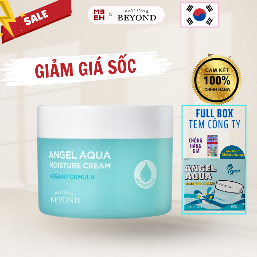 Kem dưỡng ẩm Tinh Linh Nước Beyond Angel Aqua Moisture Cream cấp nước dịu da da dầu da hỗn hợp ...