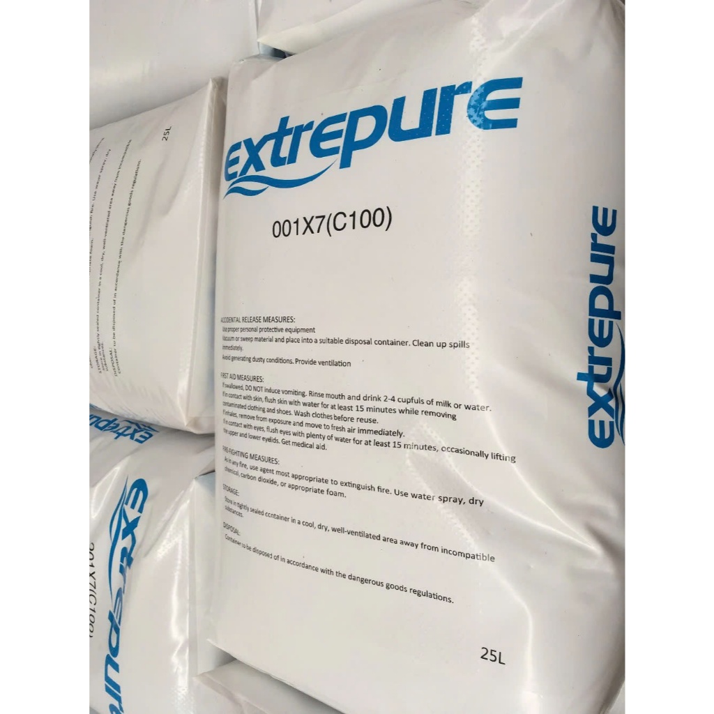 BAO 25KG HẠT NHỰA TRAO ĐỔI ION DẠNG CATION EXTREPURE | Shopee Việt Nam