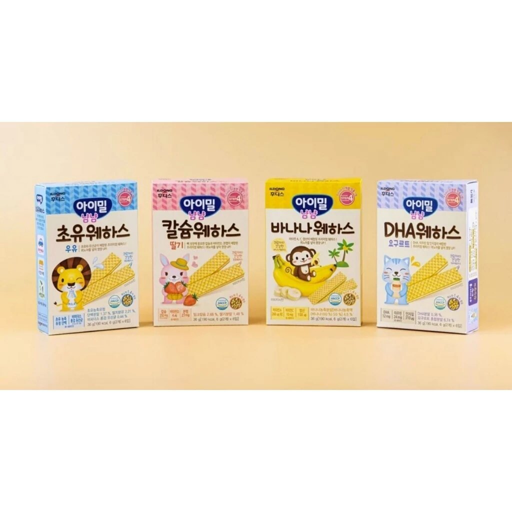 Bánh Xốp Dinh Dưỡng Ăn Dặm Cho Bé ILDONG Ayimeal Yum Yum DHA Hộp 36g | Shopee Việt Nam