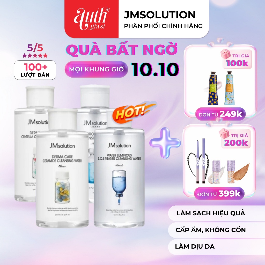 Nước Tẩy Trang JMsolution Hàn Quốc JM solution 500ml / 850ml phù hợp mọi loại da | Shopee Việt Nam