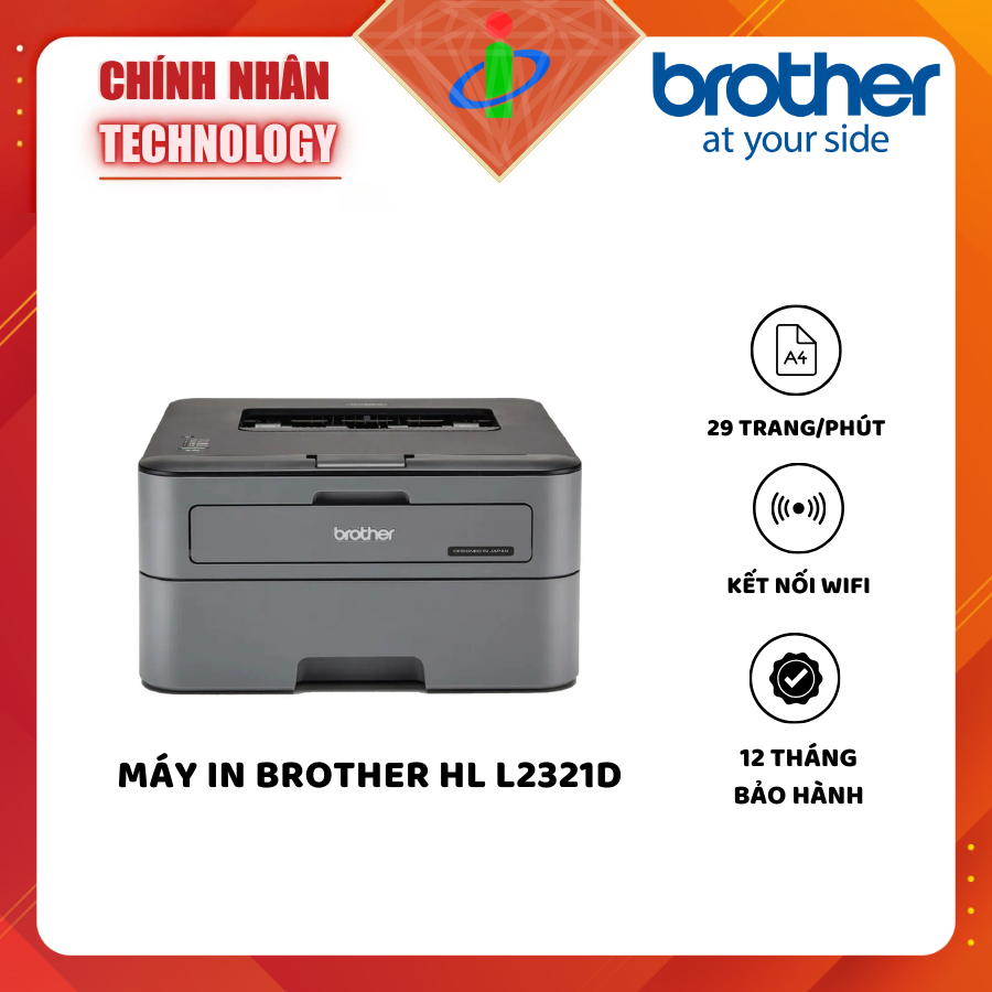 MÁY IN BROTHER HL L2321D / BẢO HÀNH 12 THÁNG / CHINH NHAN TECHNOLOGY | Shopee Việt Nam
