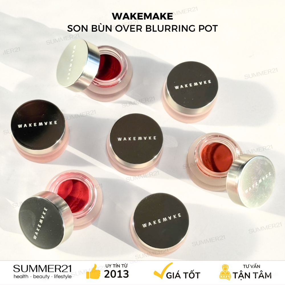 Son kem bùn WAKEMAKE OVER BLURRING POT 4.5G | Shopee Việt Nam