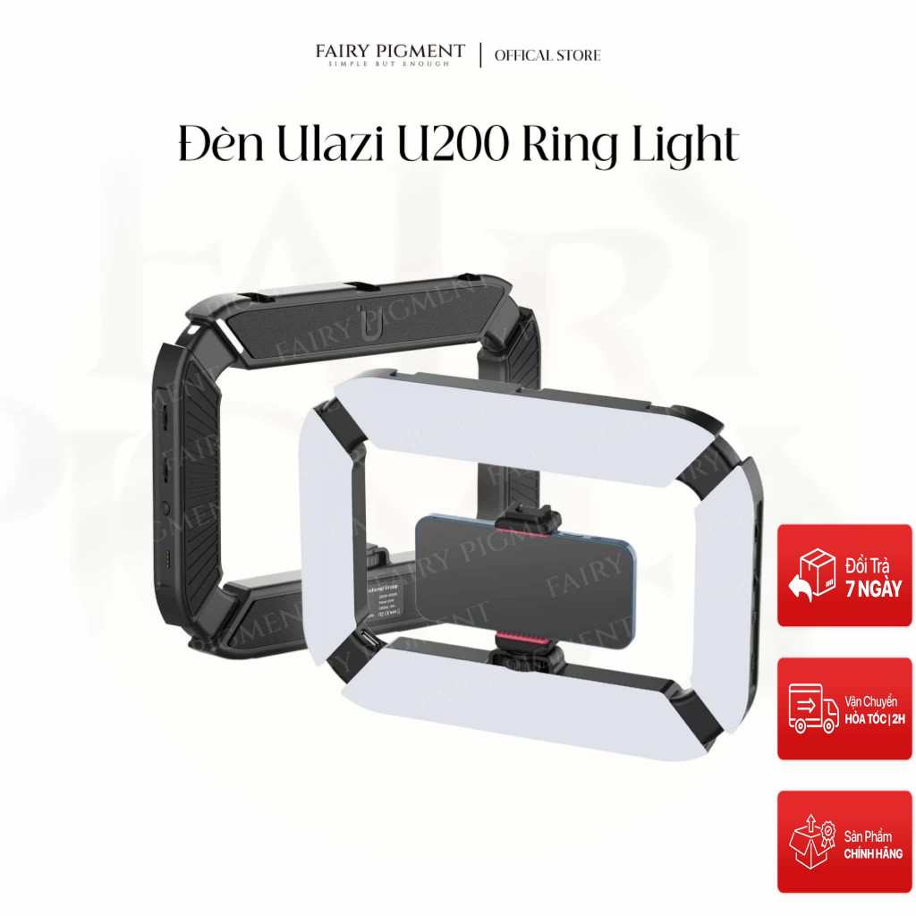 Đèn Ulanzi U200 Ring Light - Đèn Led Tay Cầm Đa Năng Tích Hợp Nhiều Phụ ...